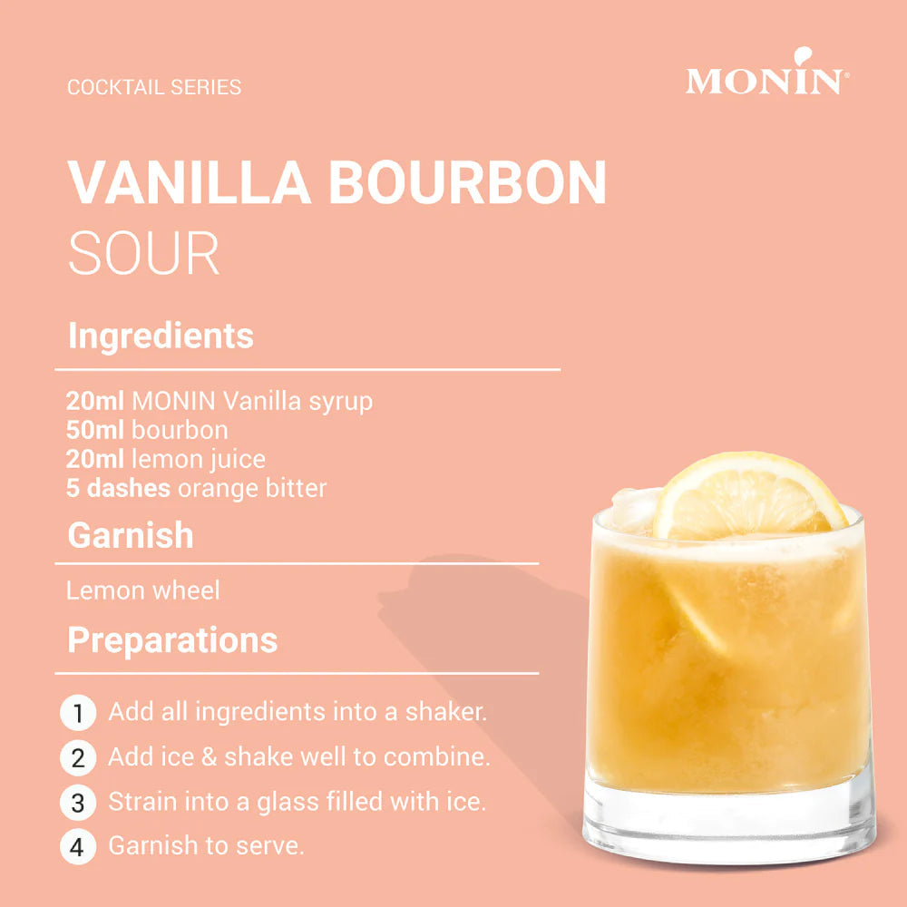 Monin Syrup Vanilla 1lt – Rockingham Packaging